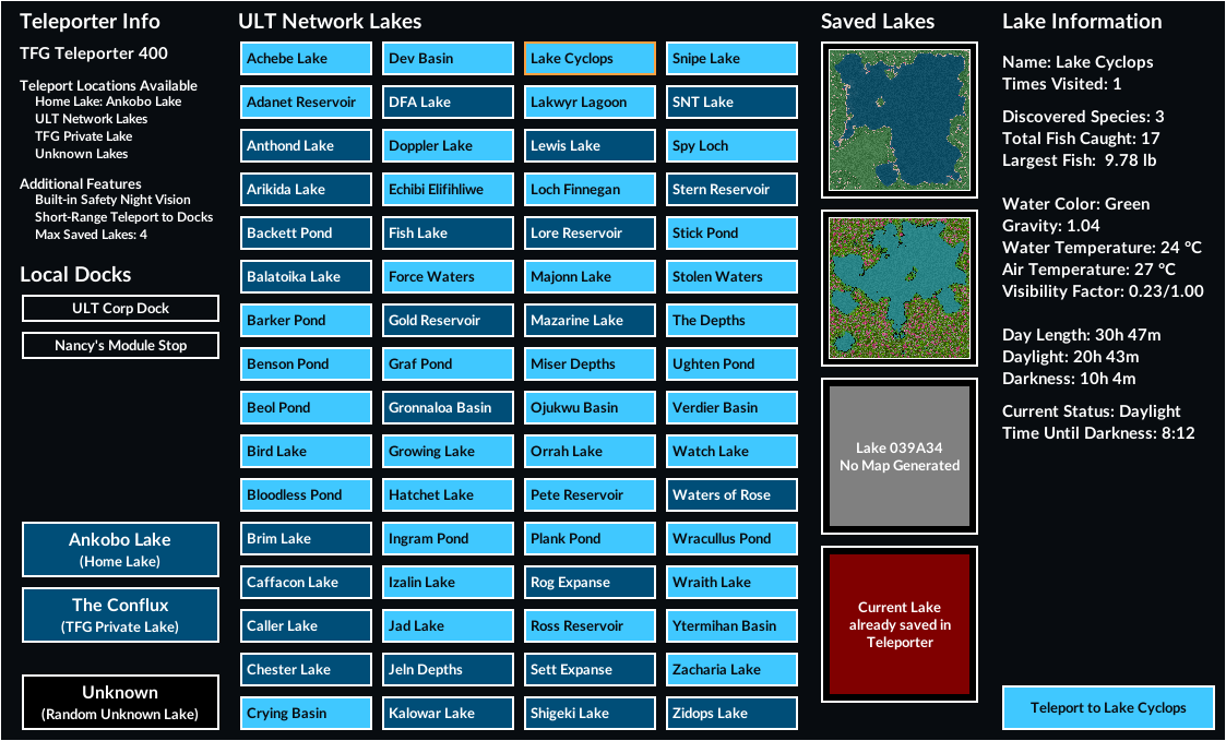 Intergalactic Fishing